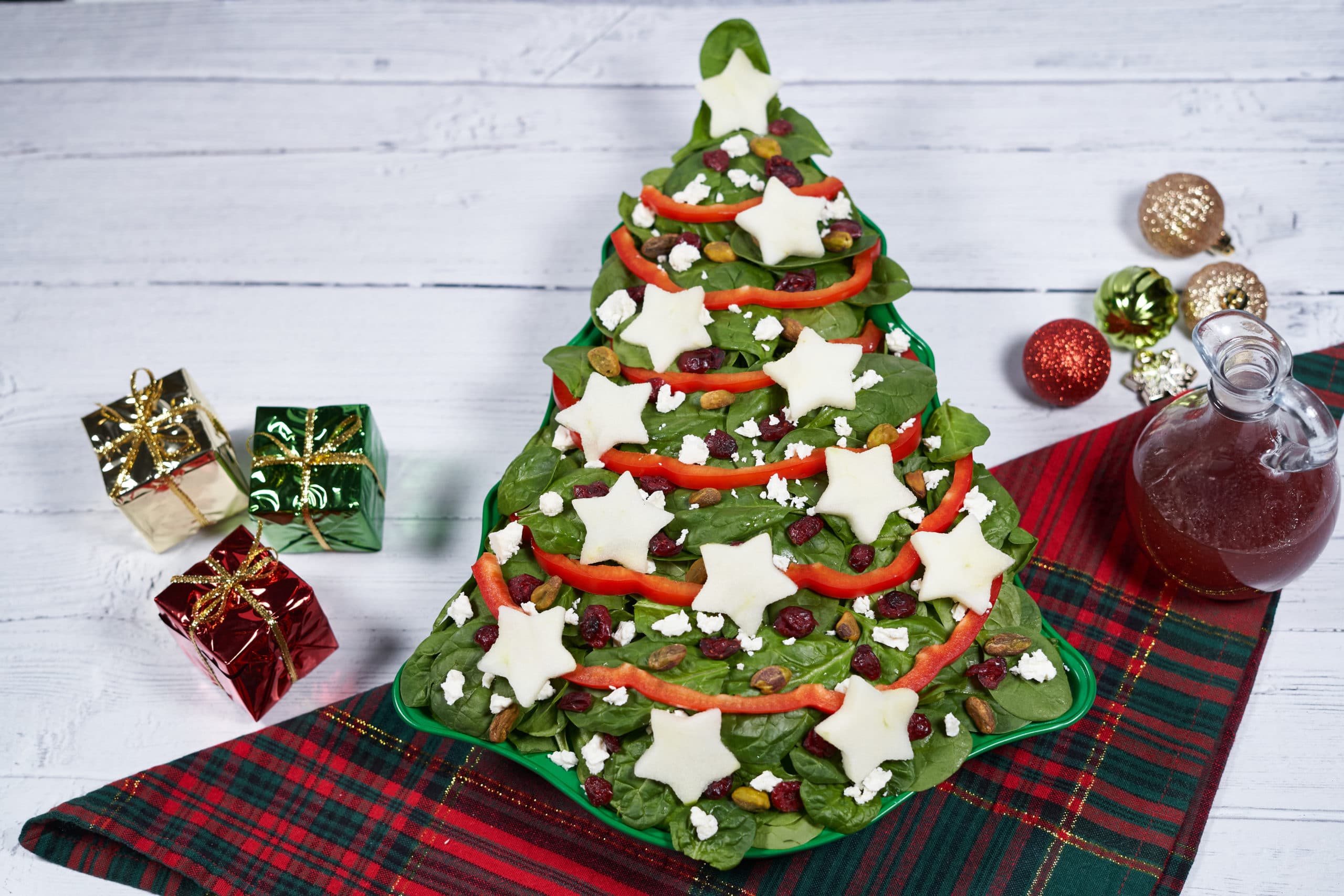 Spinach Christmas Tree Salad - Fresh Express