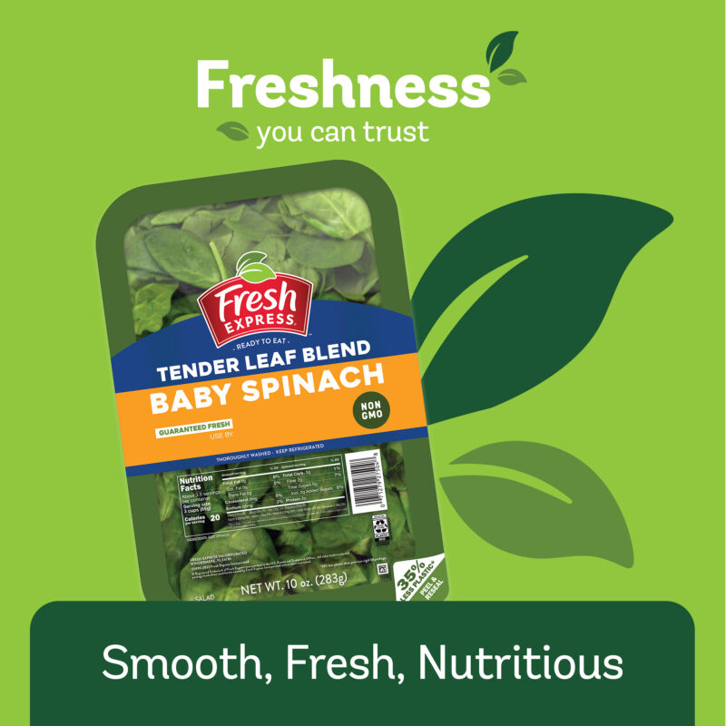 Baby Spinach Clamshell - Fresh Express
