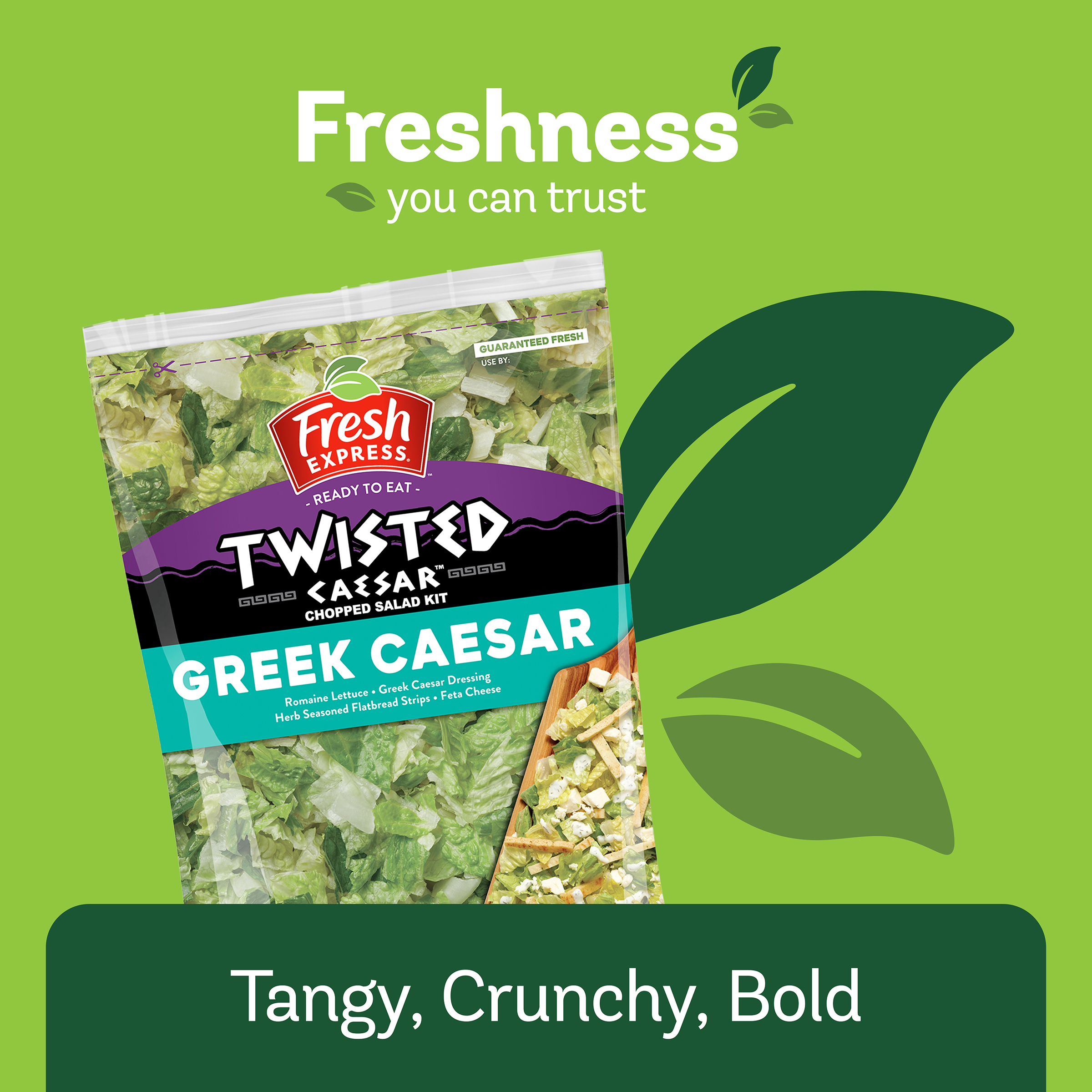 Twisted Caesar Greek Caesar Chopped Salad Kit - Fresh Express