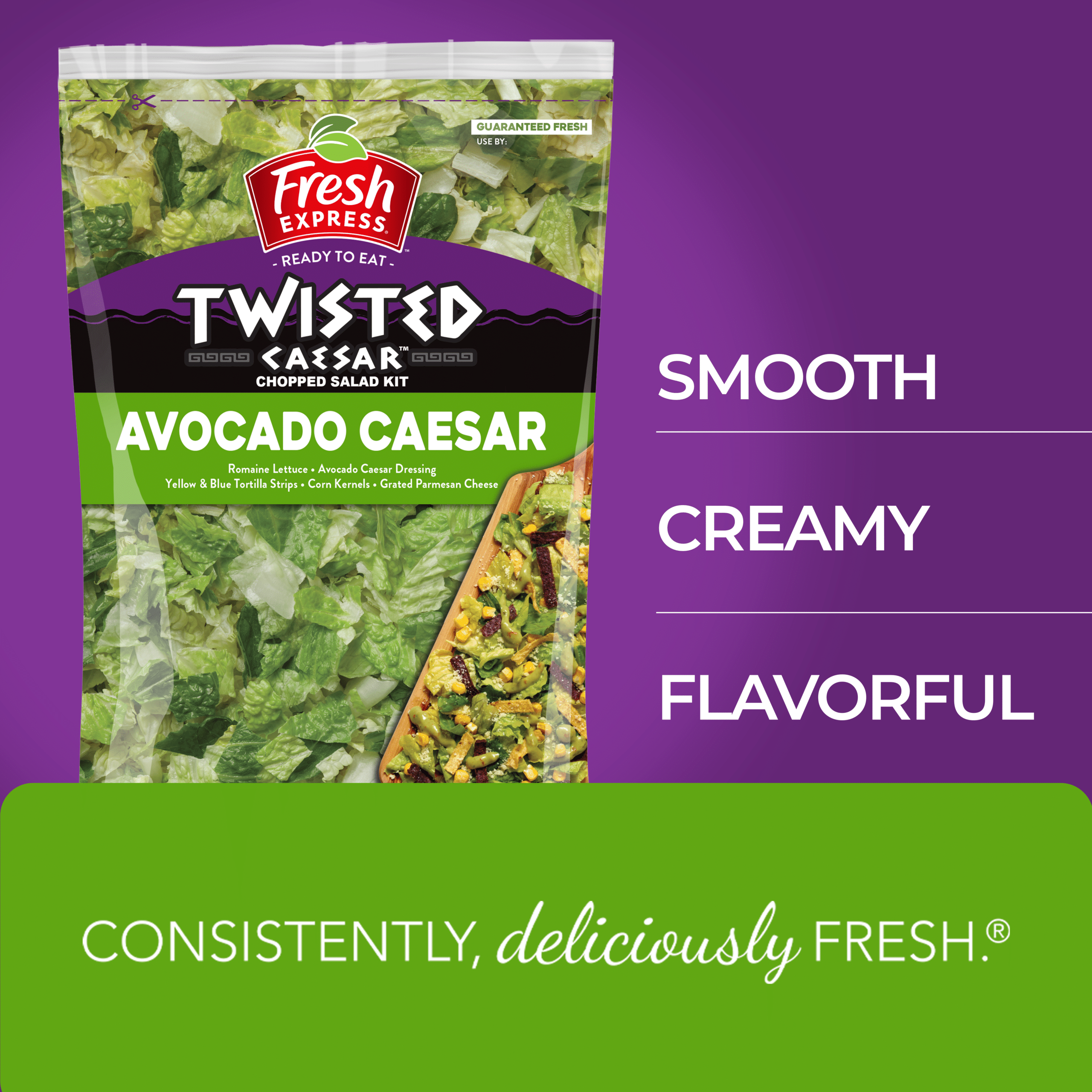 Twisted Caesar Avocado Caesar Chopped Salad Kit™ - Fresh Express