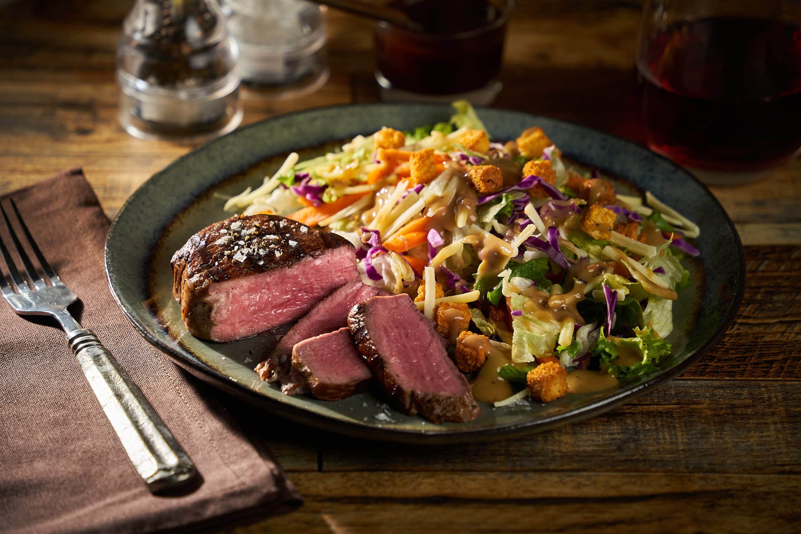 Omaha Steaks® Filet Mignon with Smokehouse Chopped Salad Kit® - Fresh ...