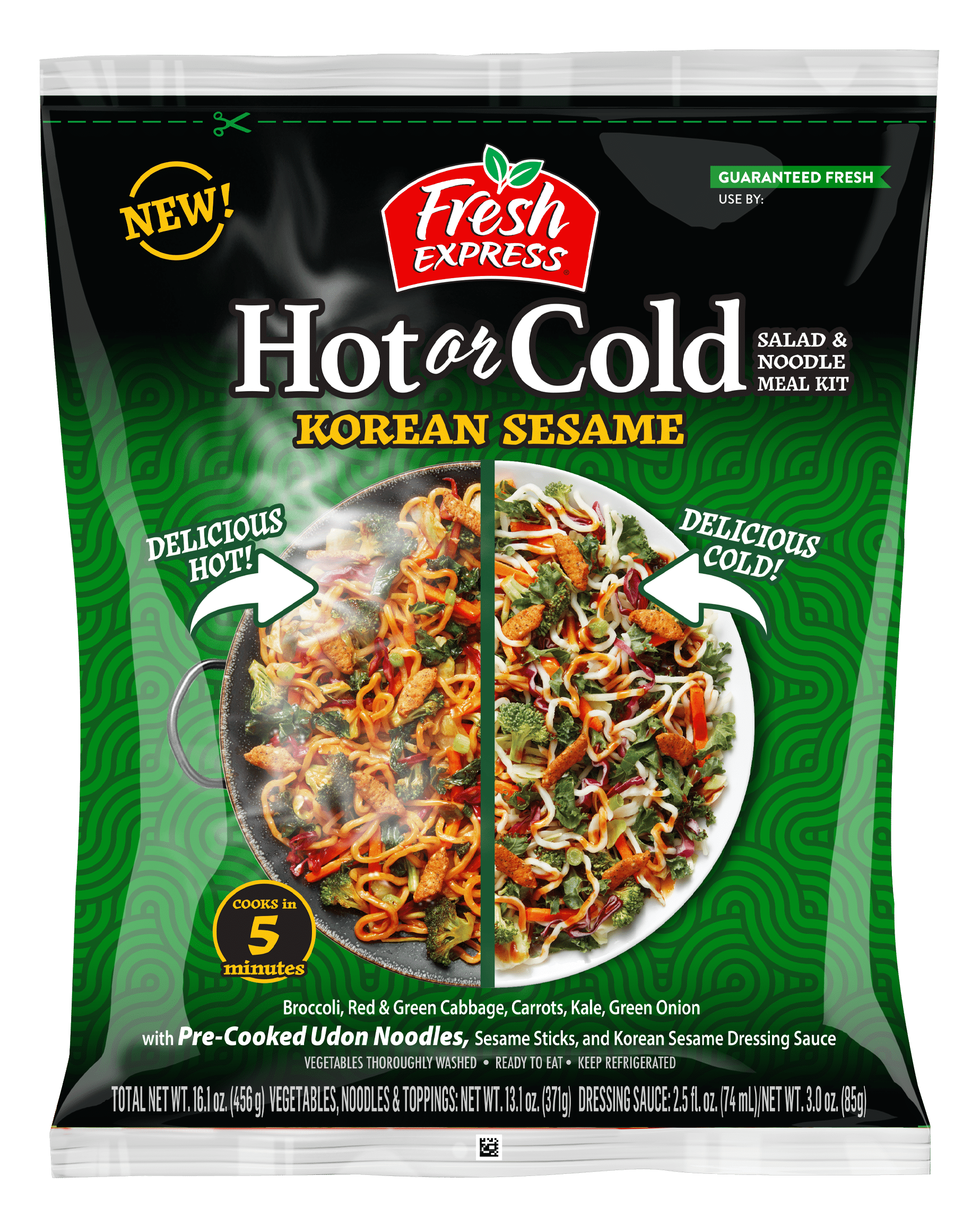 Korean Sesame Hot or Cold Salad and Noodle Meal Kit - Fresh Express