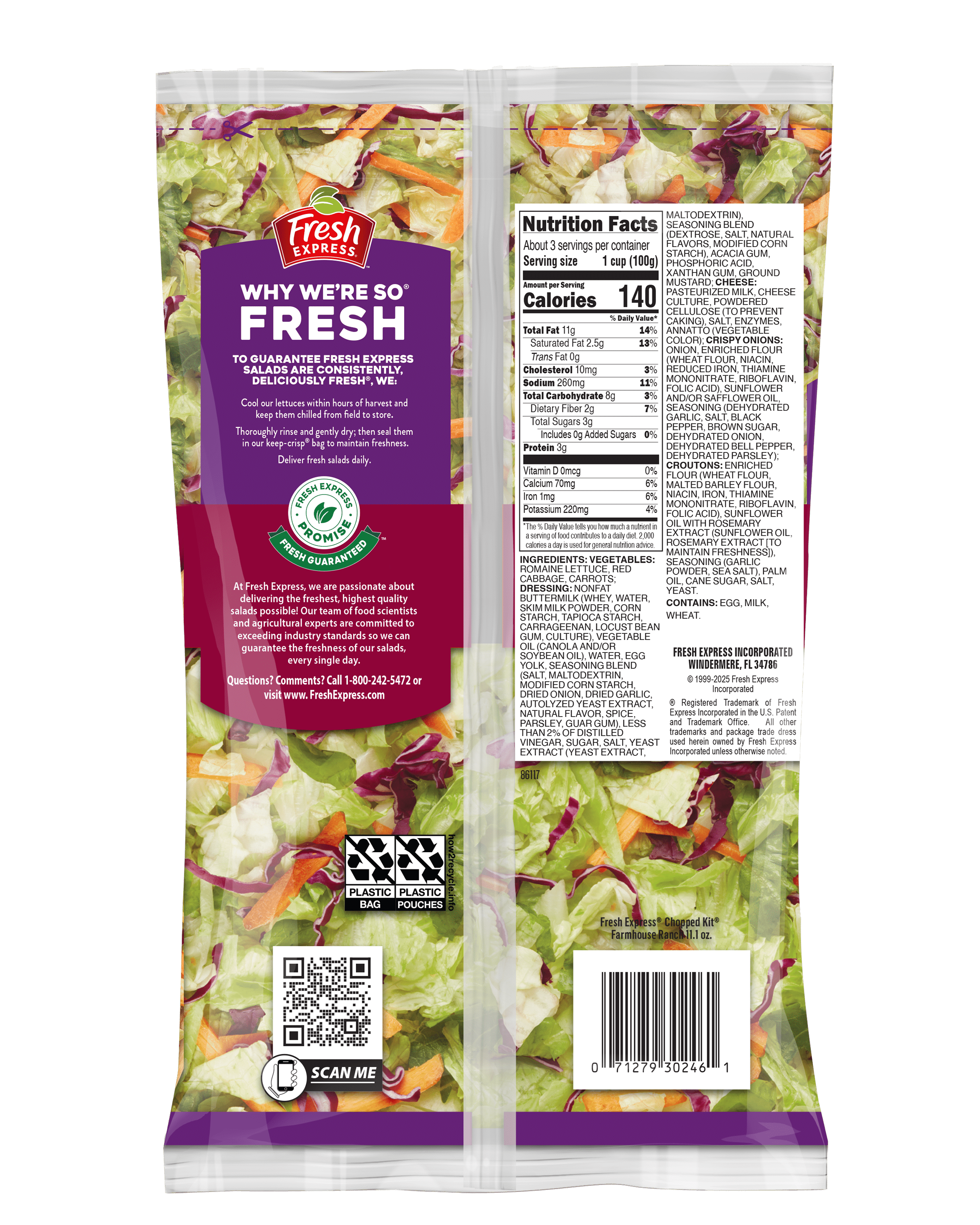 Farmhouse Ranch Chopped Salad Kit - Fresh Express