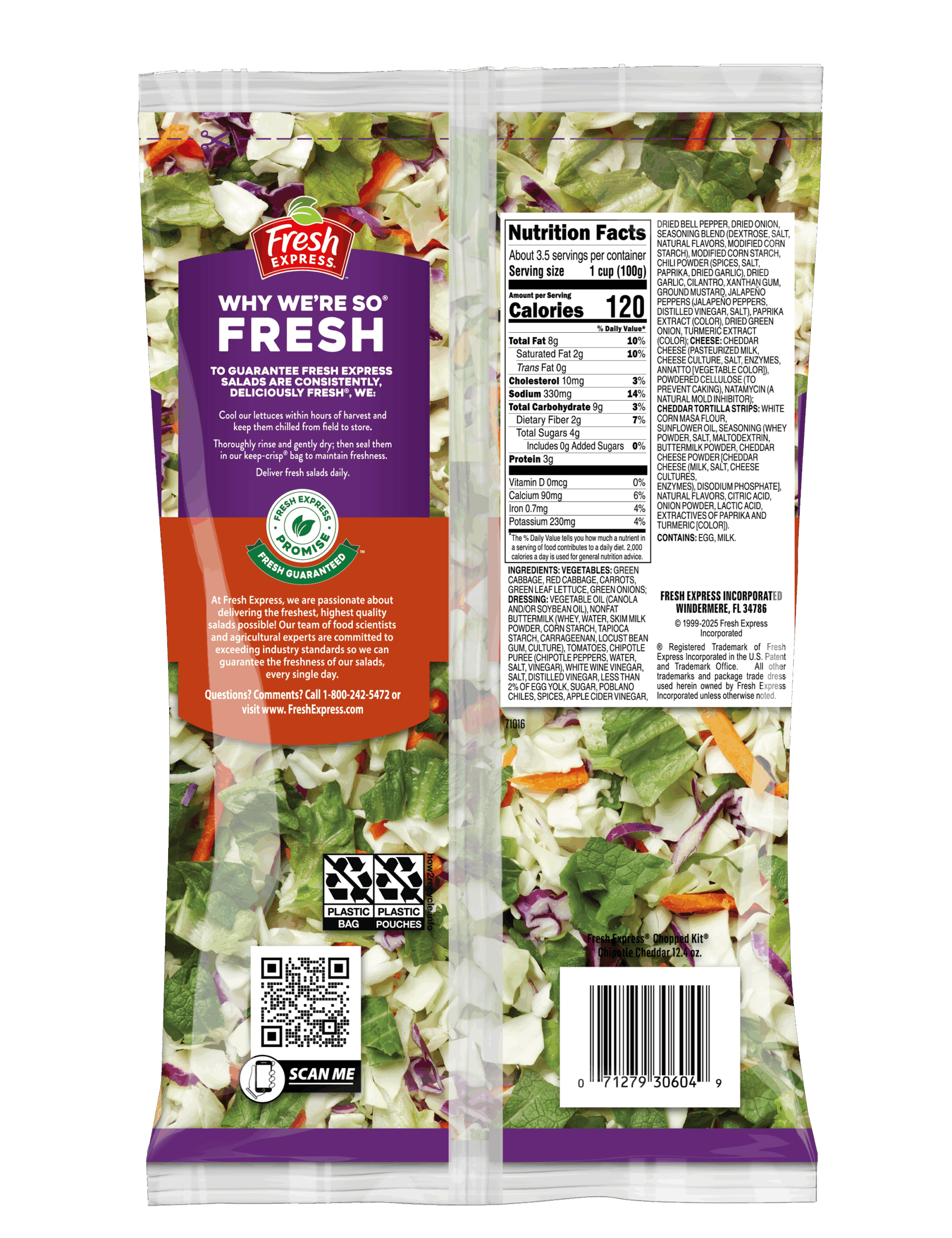 Chipotle Cheddar Chopped Salad Kit™ - Fresh Express