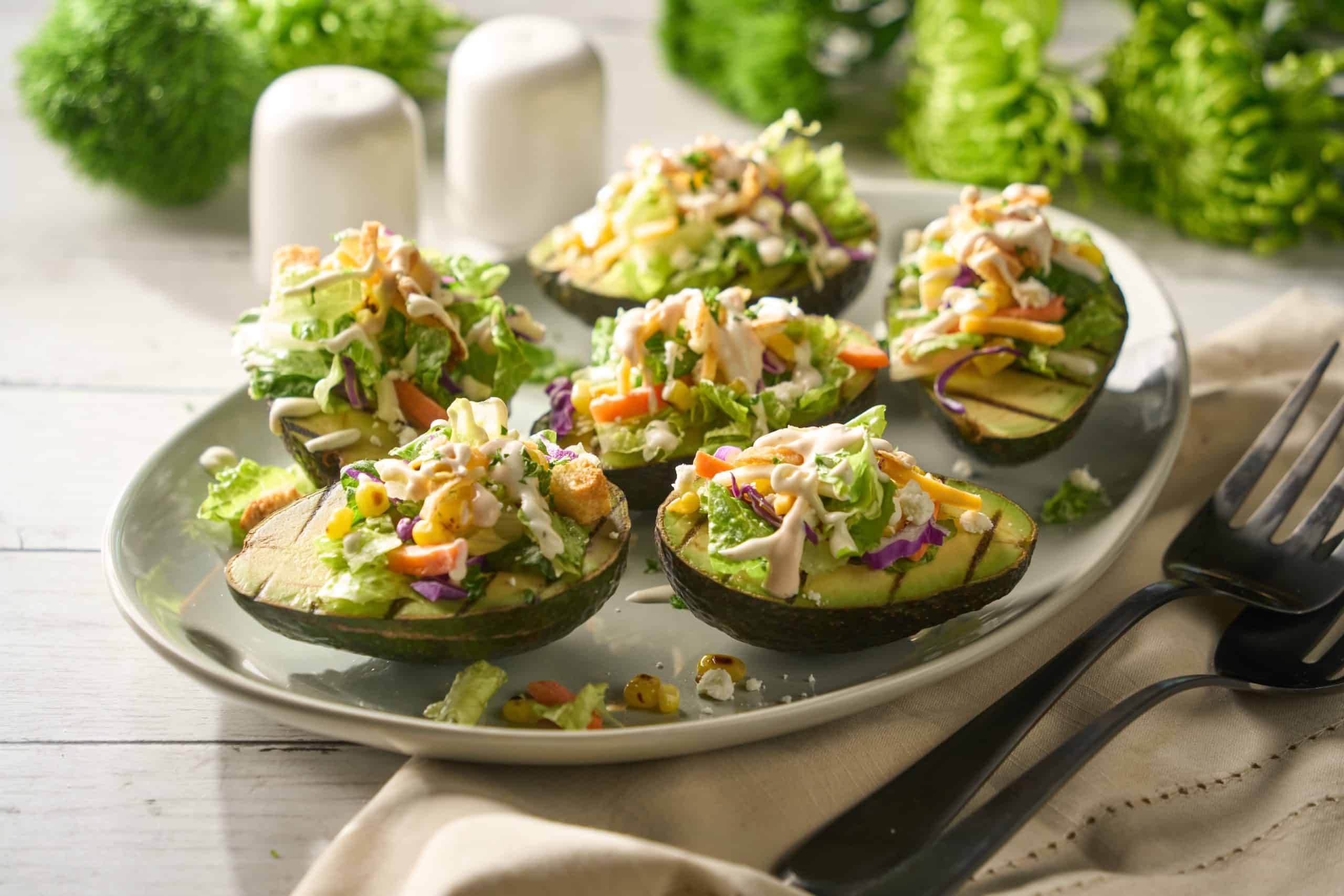 Farmhouse Ranch Creamy Elote-Style Avocados - Fresh Express